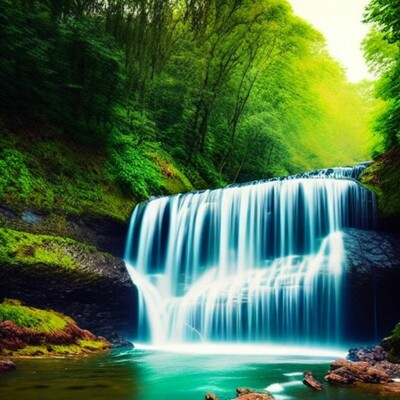Download Relaxing Waterfall And Nature Sound to Sleep, Rest, Read by ...